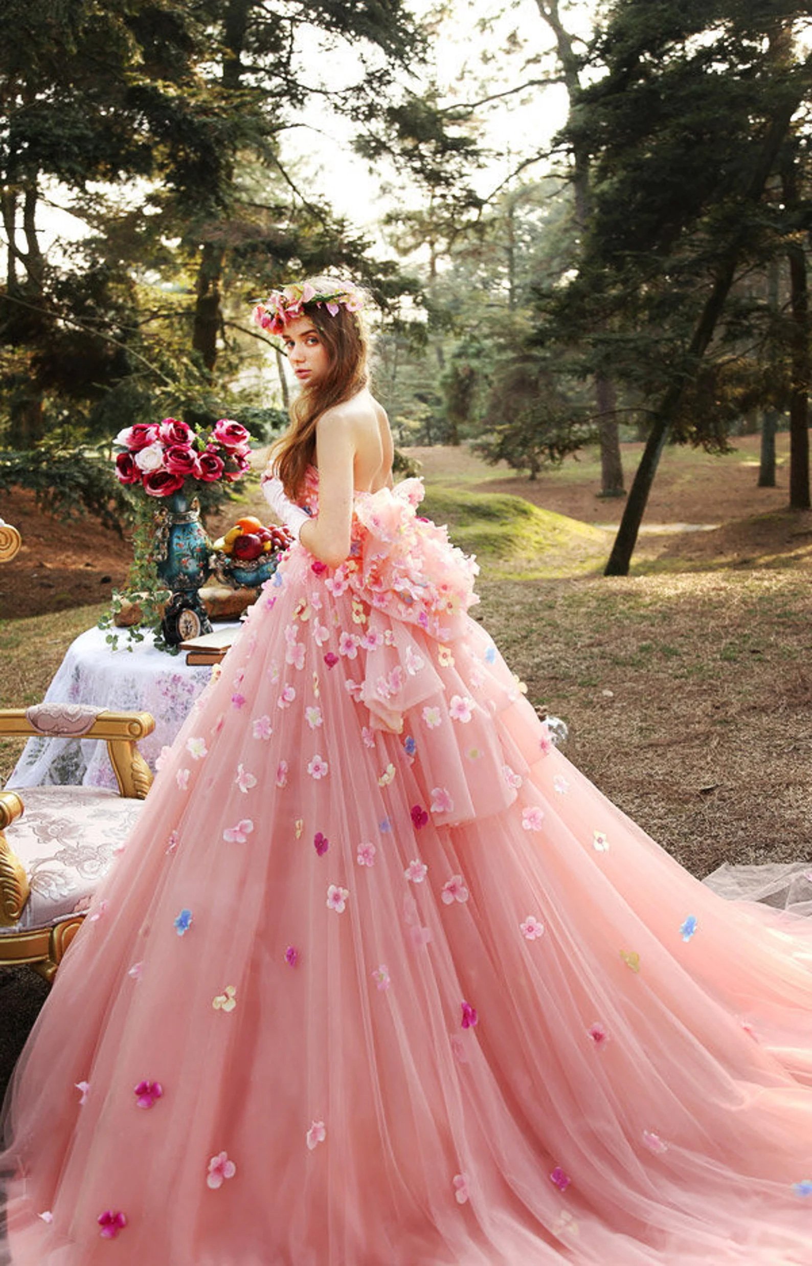 Stunning Pink Wedding Dresses Gowns Fashion Design and Trends